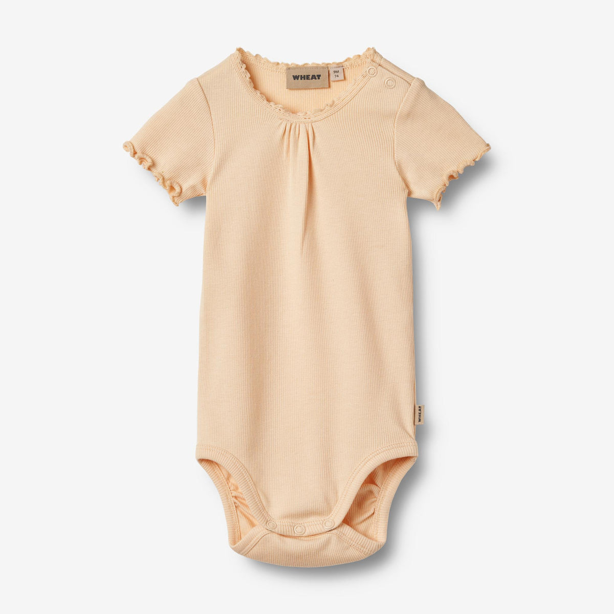 Kurzarm Body Edna | Baby - pale peach – Wheat.de