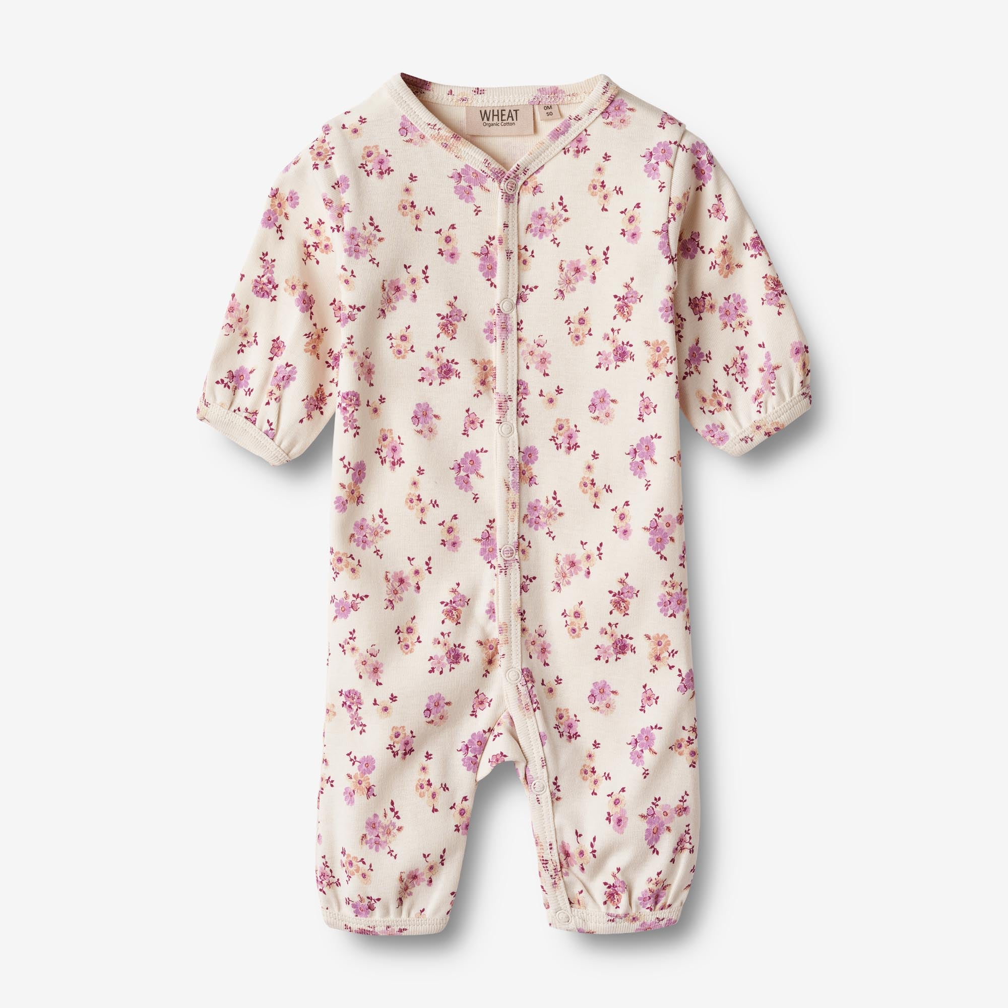 Langarm Strampler Felizia shell flowers | Dänische Kindermode | Wheat ...