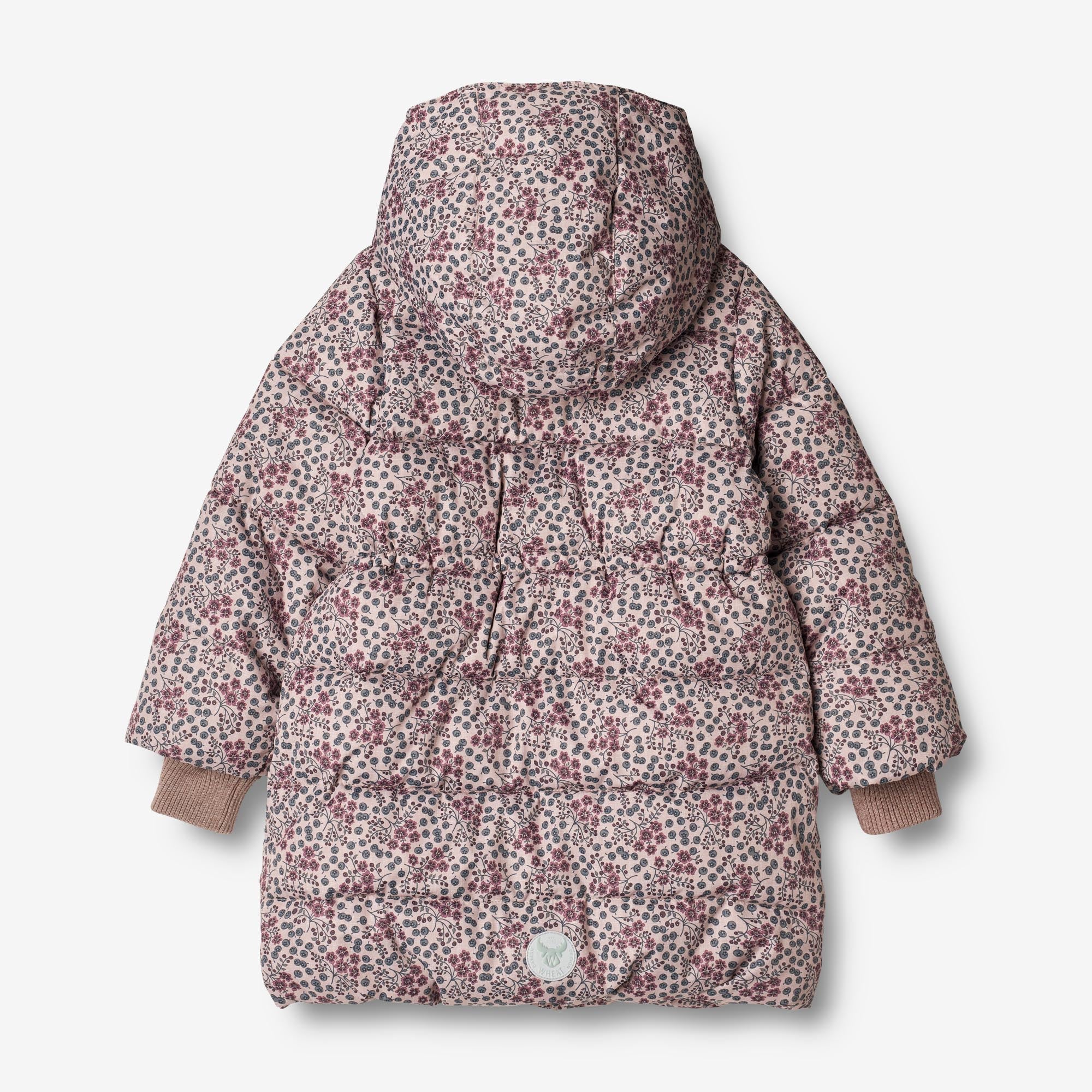 Puffer Mantel Yrsa pale lilac berries | Dänische Kindermode | Wheat® 🌾 ...